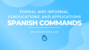 Spanish Commands: Formal and Informal - e-Doctrina
